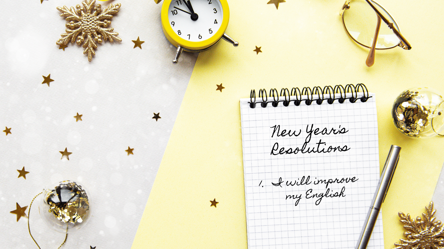 Propósitos de año nuevo en inglés · [Inglés-profesional]